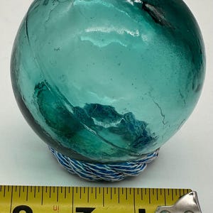 Stunning 3 Inch Japanese Teal Blue Glass Float. - Etsy