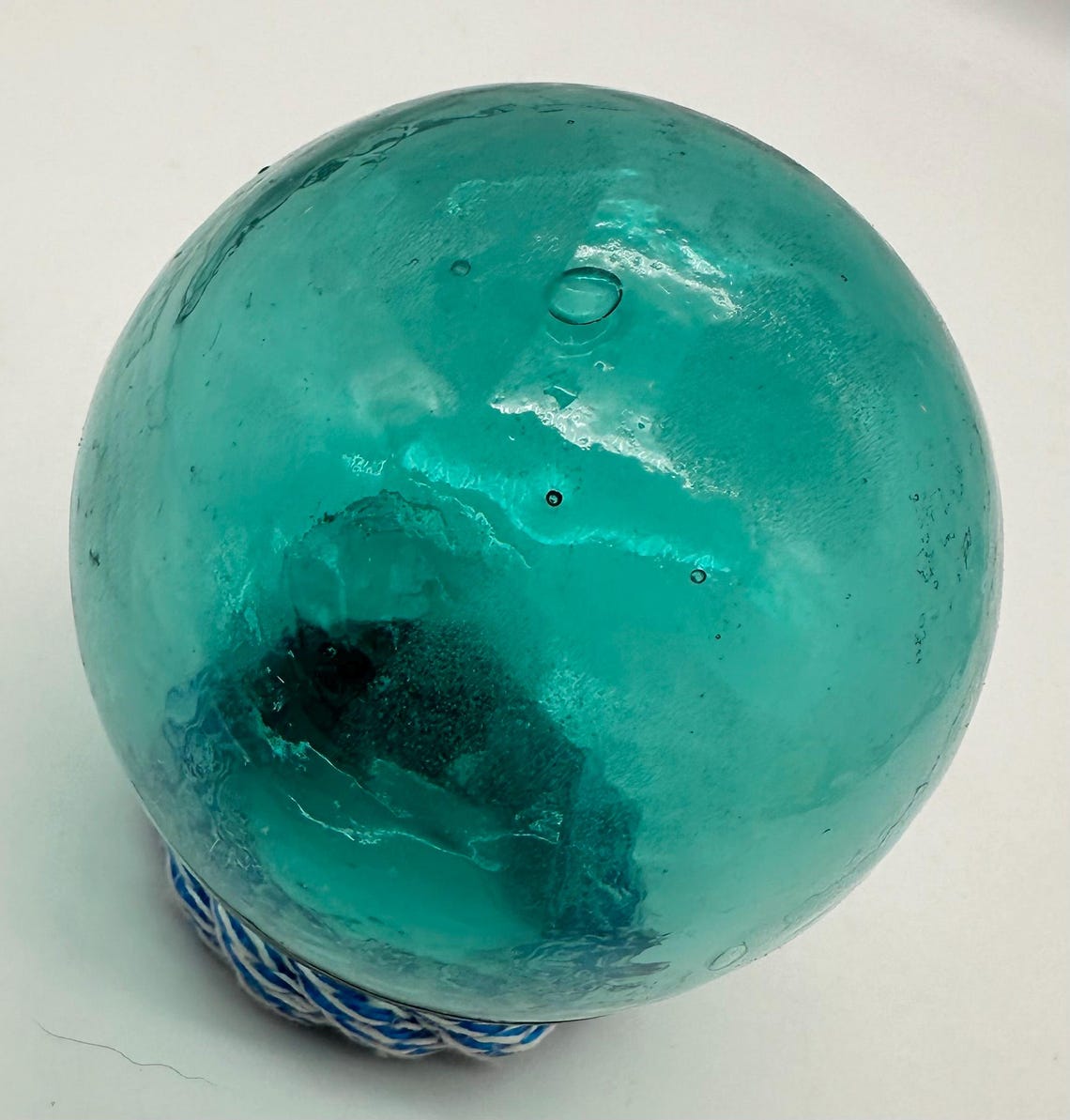 Stunning 3 Inch Japanese Teal Blue Glass Float. - Etsy