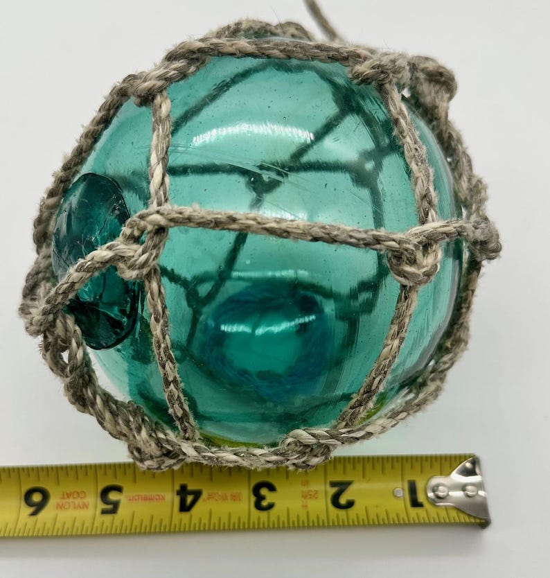 6 Authentic Glacial Blue Japanese Glass Float Personally Beachcombed in ...