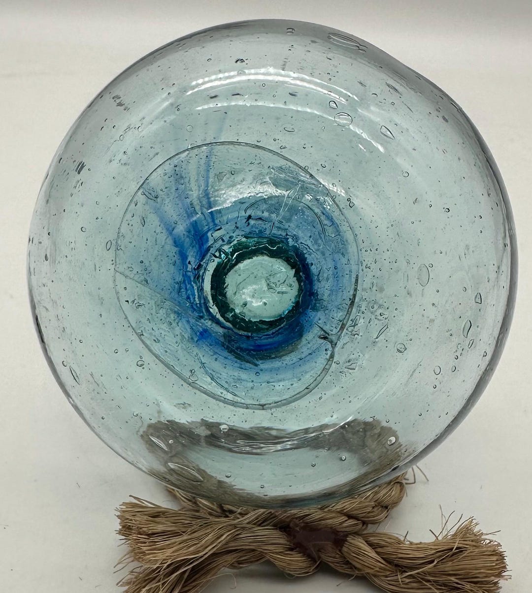 3 Inch Blue Swirled Japanese Float With Lots of Bubbles. - Etsy
