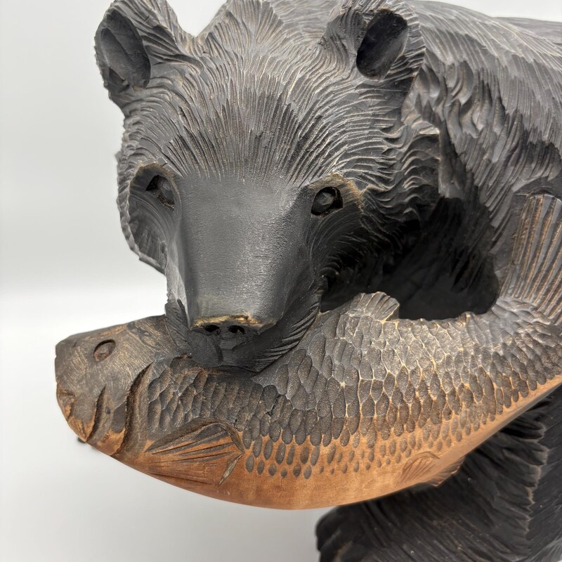 Hand Carved Bears - Etsy