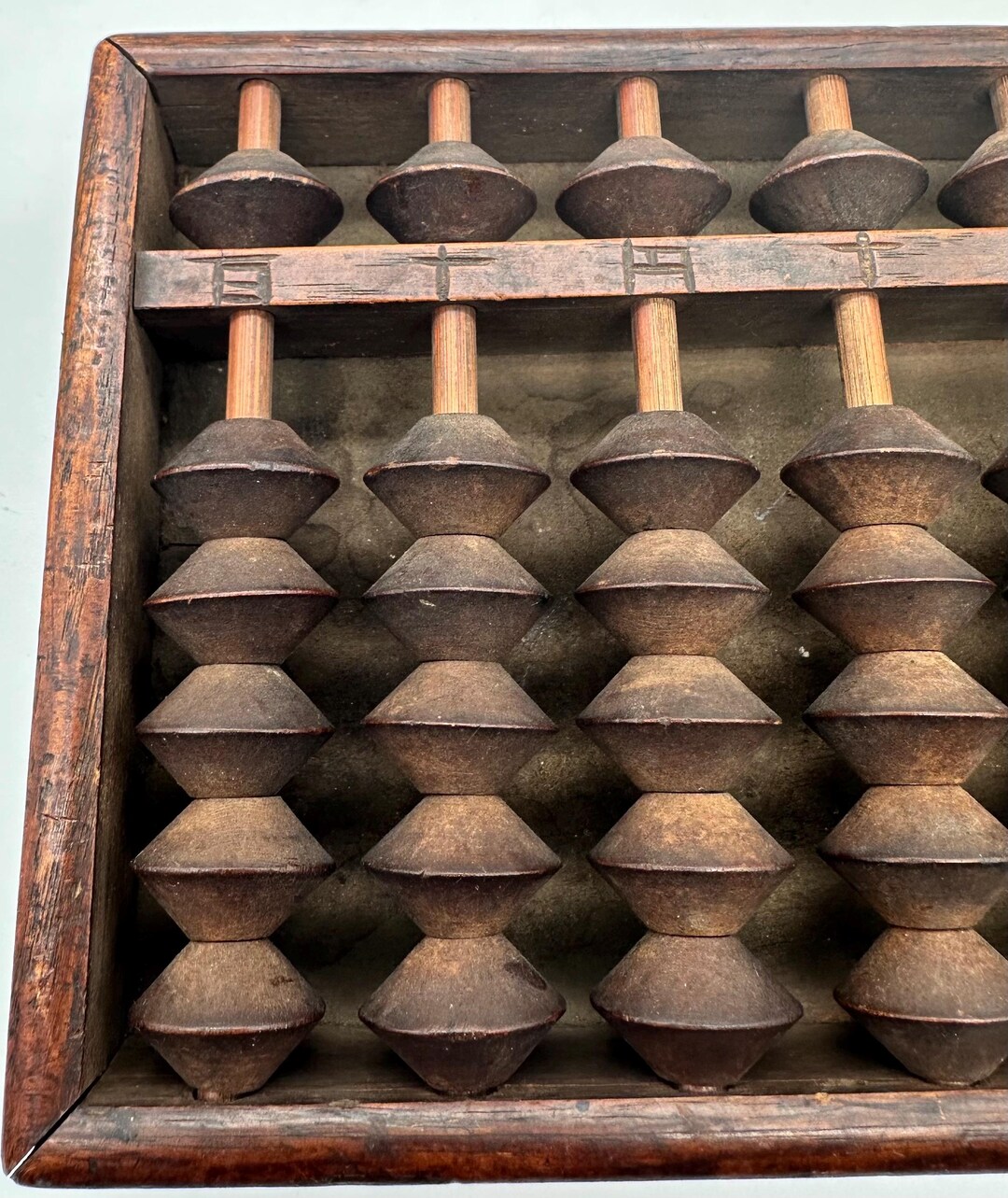 Antique Japanese Abacus With Bamboo Runners - Etsy
