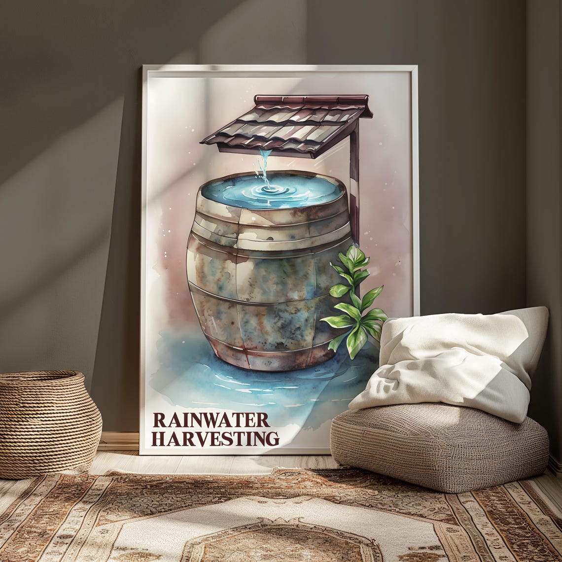 Renewable Energy Digital Poster, Sustainable Art for Kids, Green Decor ...