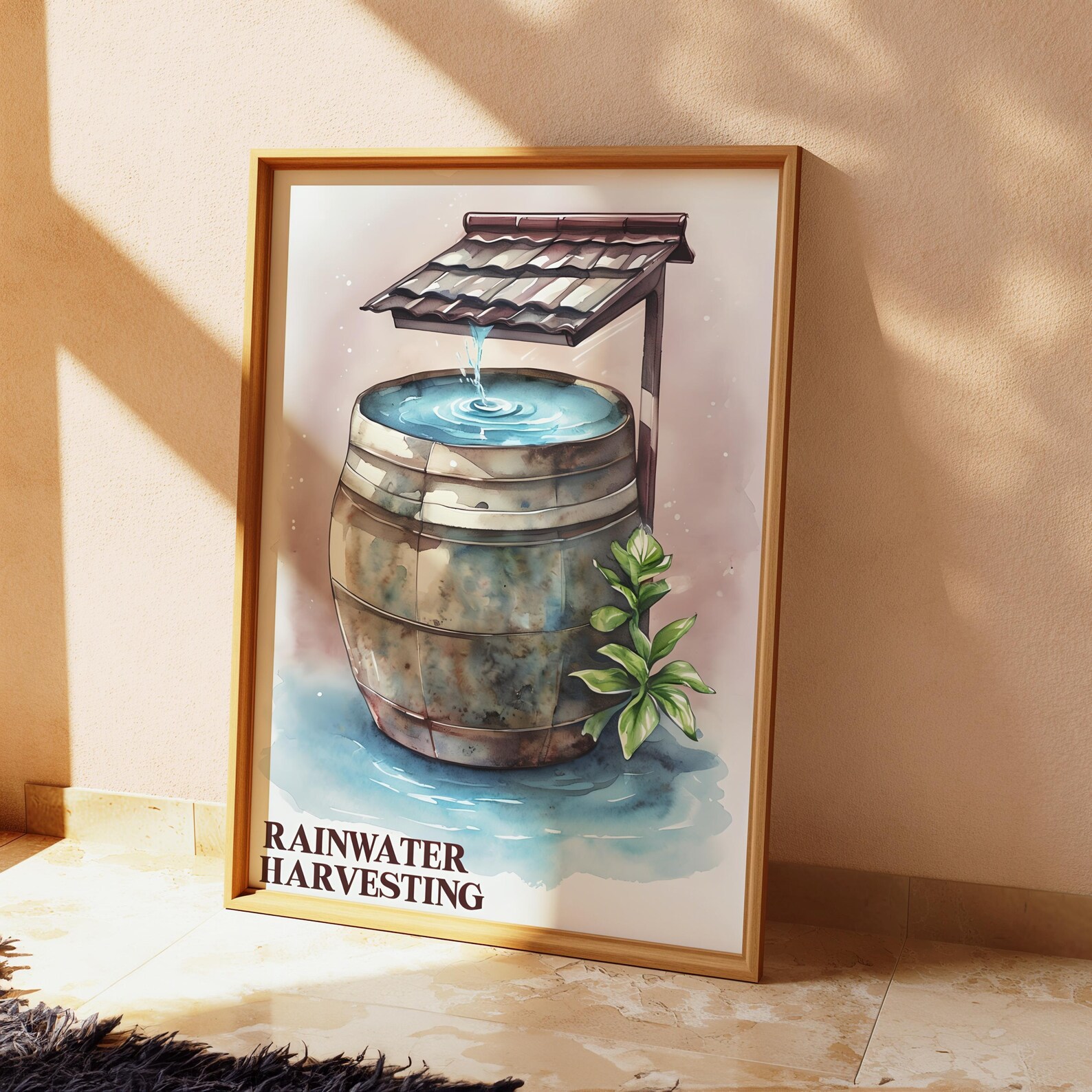 Renewable Energy Digital Poster, Sustainable Art for Kids, Green Decor ...