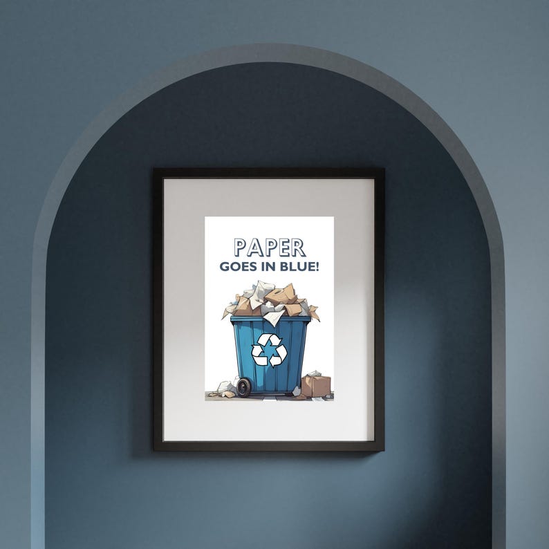 Sort It Right Recycling Poster for Kids – Digital Download Waste ...