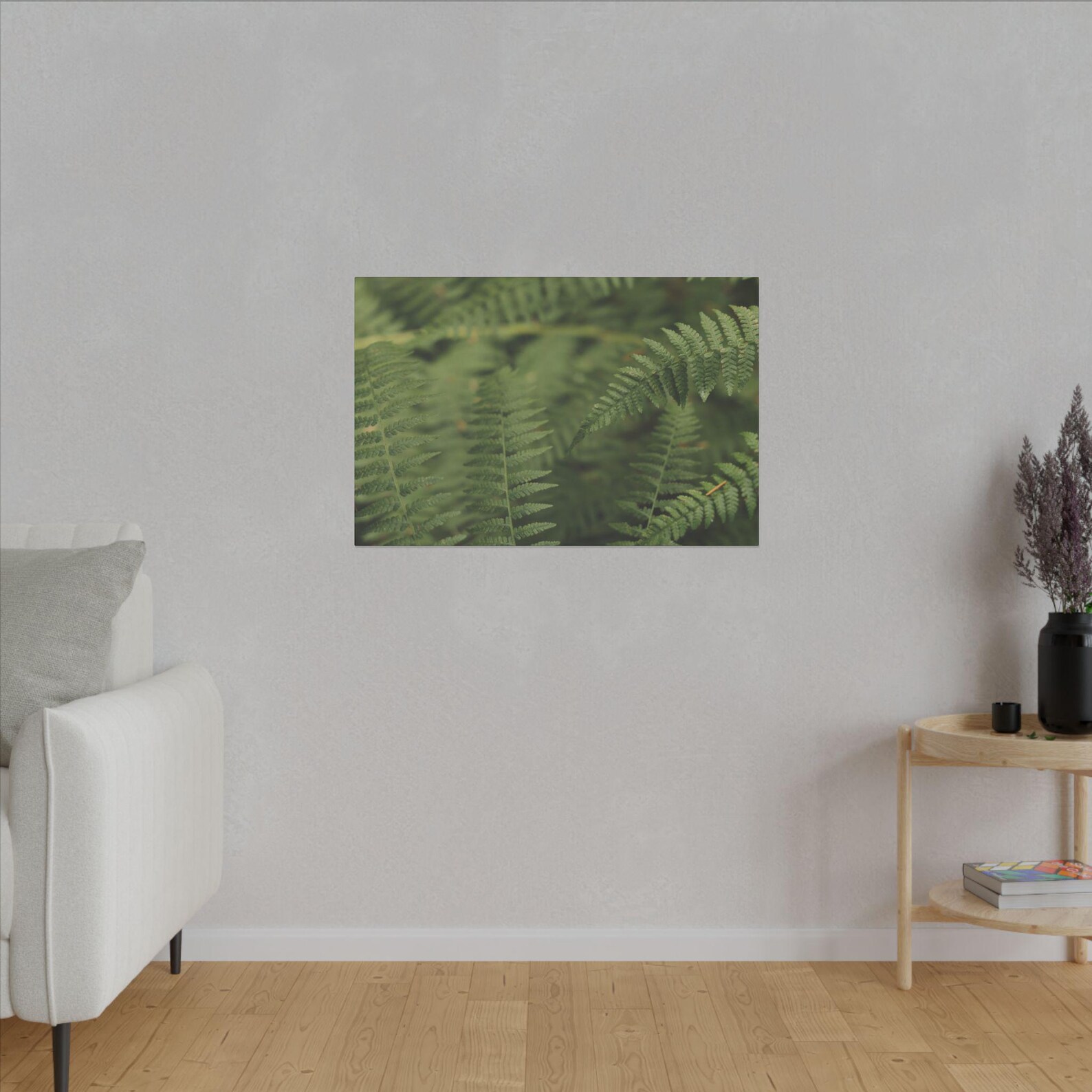 Rainforest Tree Leaves Matte Canvas, Stretched, 0.75, Plant Lovers ...