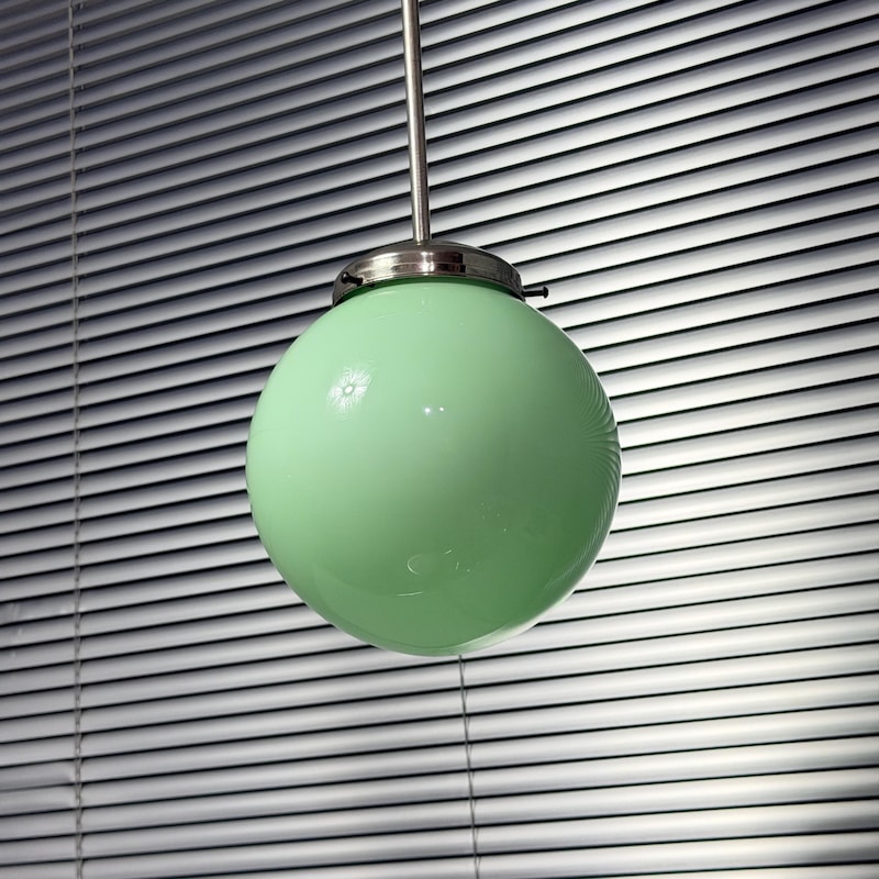 Green Opaline Lights - Etsy