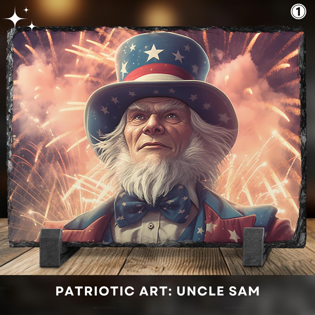 3D Uncle Sam, Patriotic Art, America Patriotic, Inspirational Decor ...
