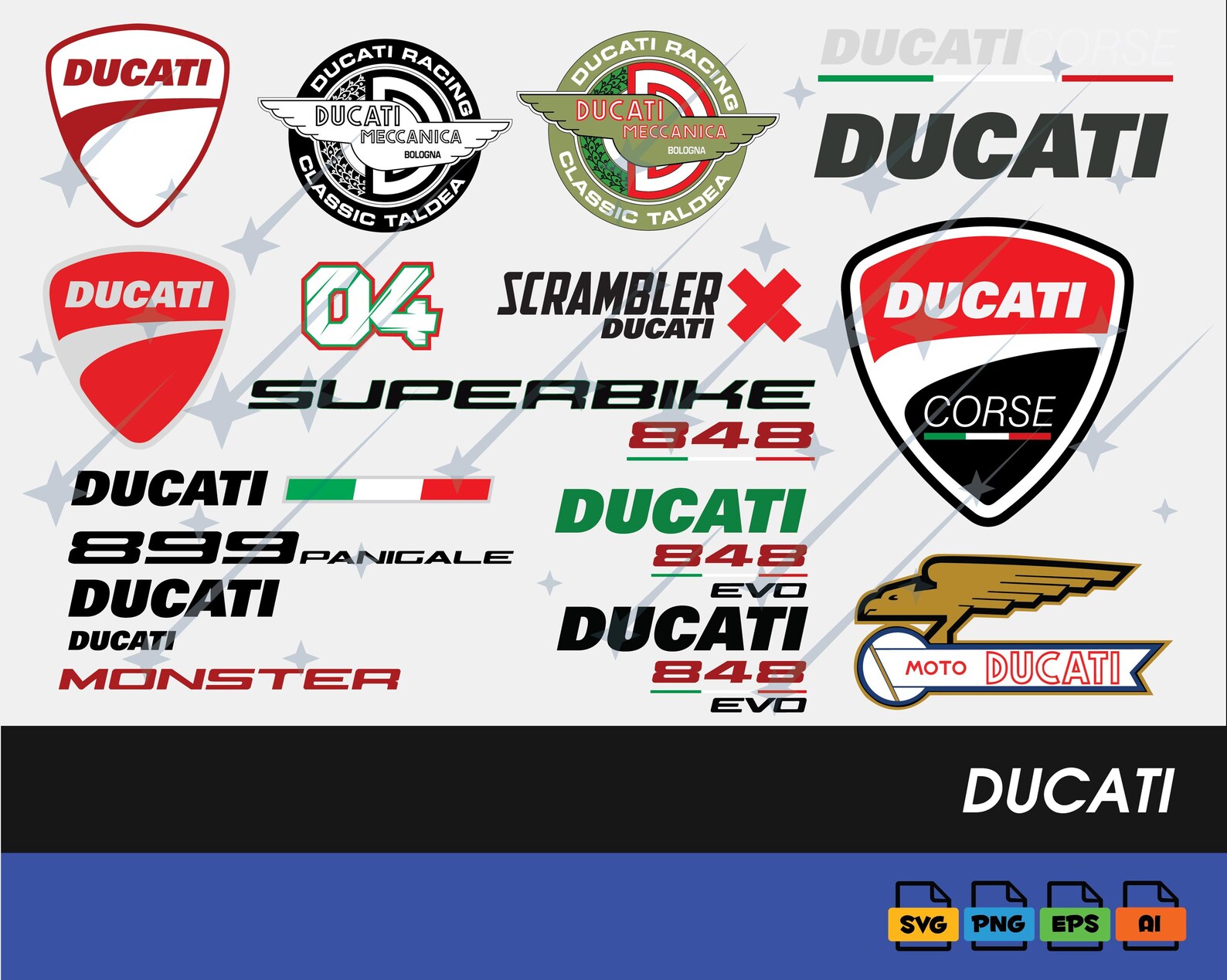 Ducati SVG and PNG Files Ready to Use for Cricut - Etsy