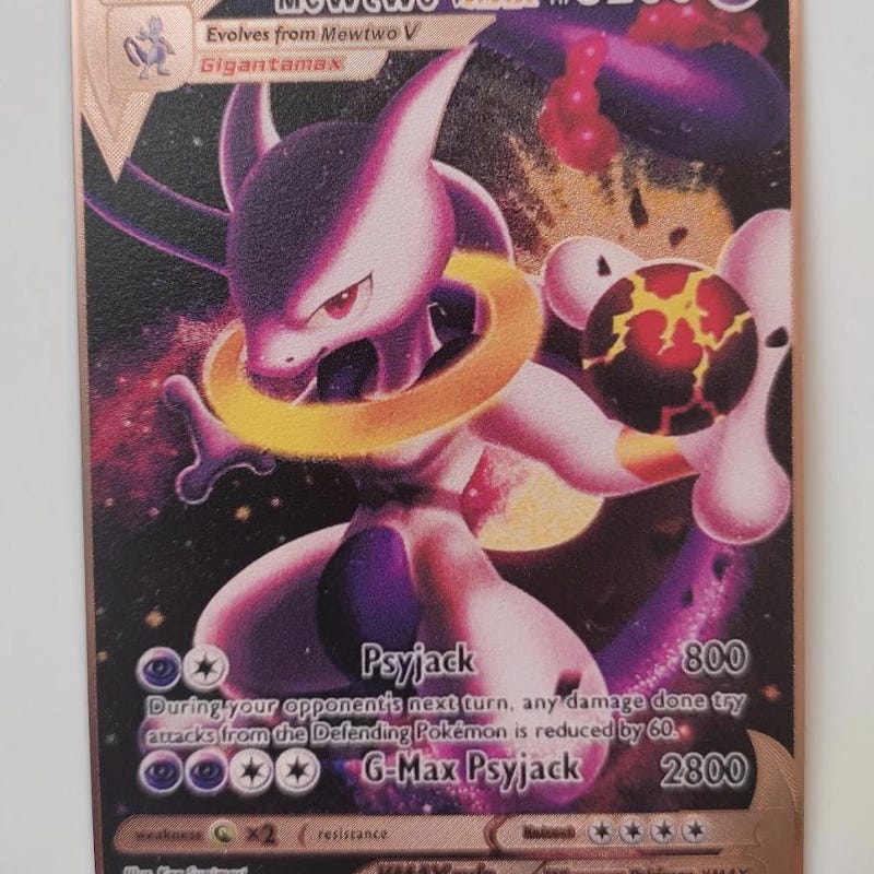 Mewtwo Vmax - Etsy
