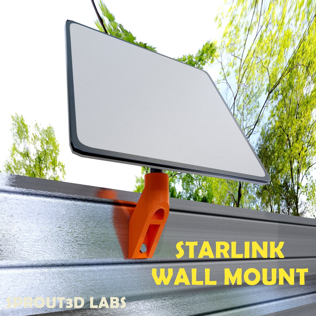 Starlink Gen 3 Wall Mount - Short Wall Mount for Outdoor Fascia ...