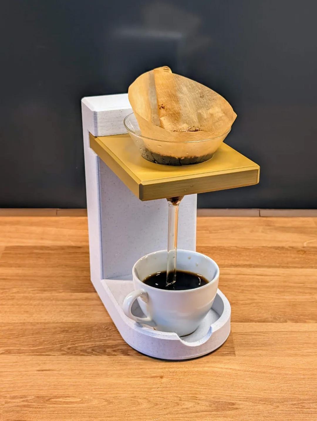Modern Minimalist Drip Coffee Making Set | Simple Wooden Drip Coffee ...