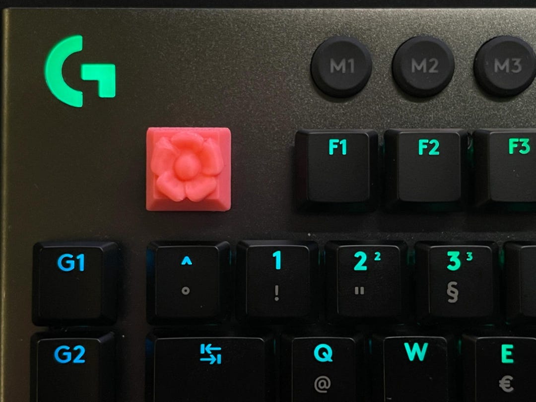 Flower Keyboard Keycap for Logitech Style Keyboards, Logitech G915 ...