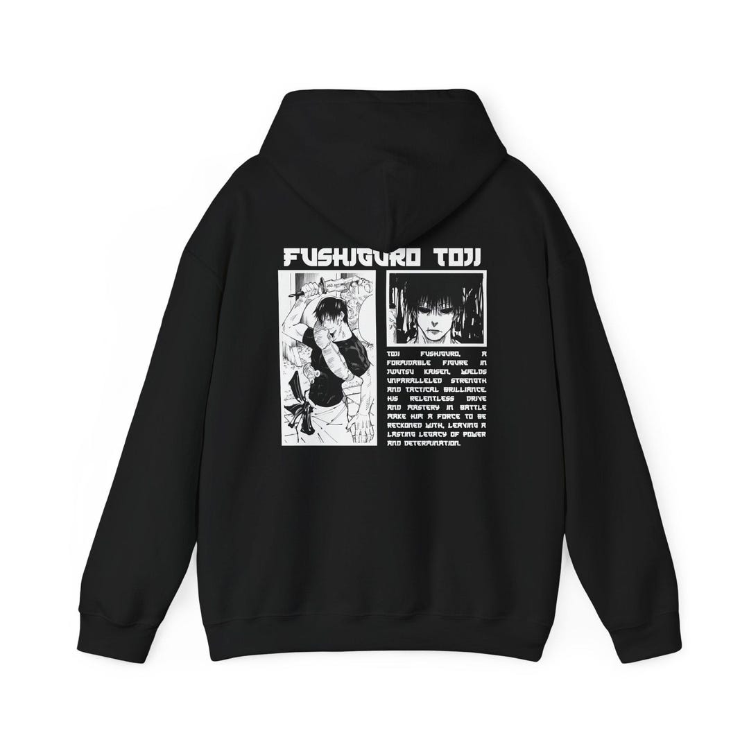 Toji Fushiguro Jujutsu Kaisen Anime Hooded Sweatshirt - Etsy