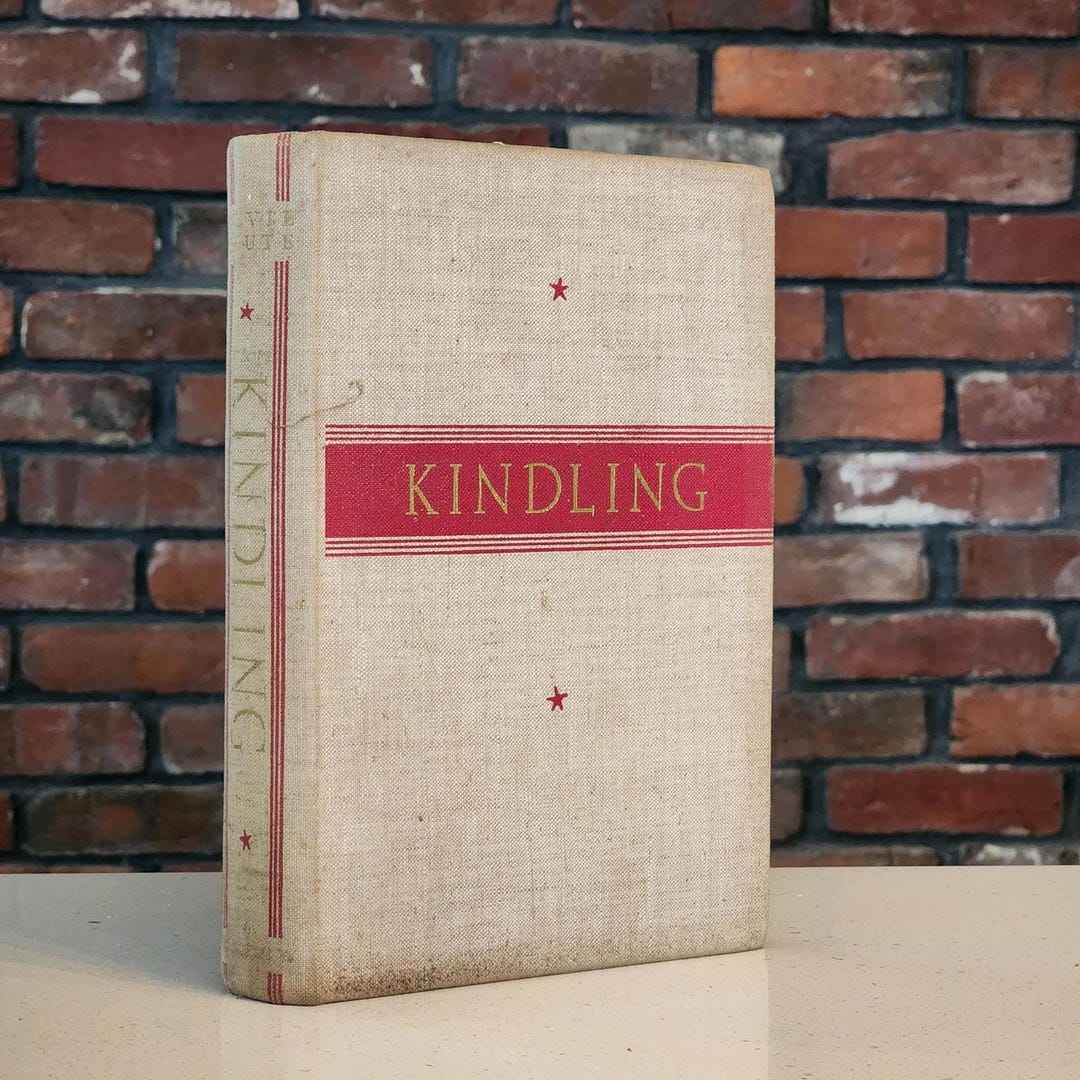 Vintage Book 'kindling' by Nevil Shute - 1938 First Edition Hardcover ...