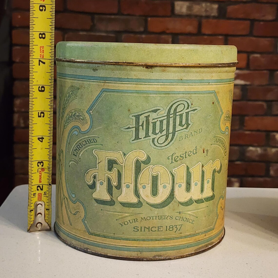 Vintage Set of 4 Ballonoff Metal Kitchen Maid Canisters - Flour Sugar ...