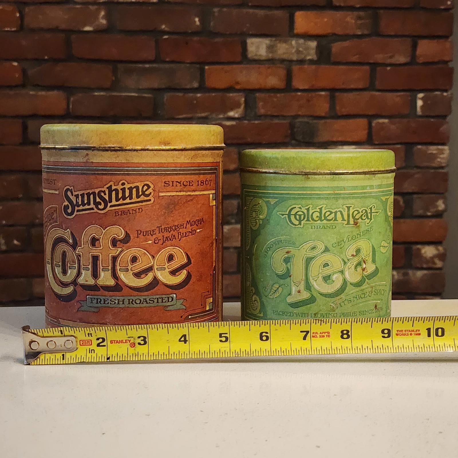 Vintage Set of 4 Ballonoff Metal Kitchen Maid Canisters - Flour Sugar ...