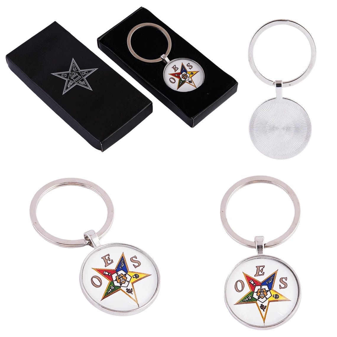 Star Masonic Keyring Masonic Symbolic, Perfect for Freemasons ...