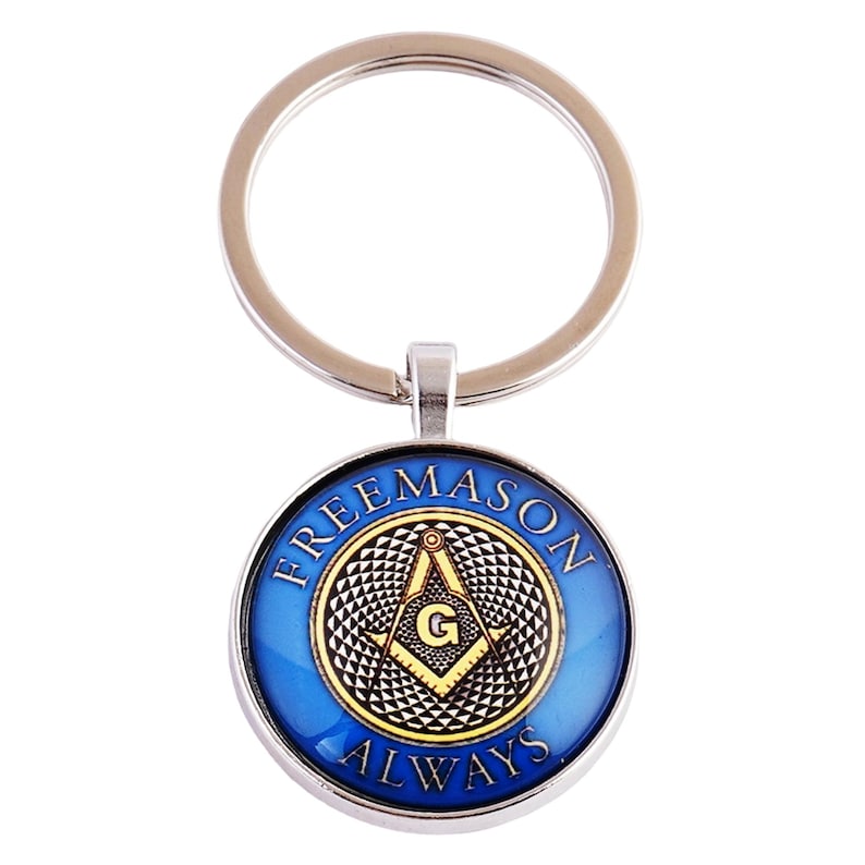 Freemason Always, Masonic Keyring Masonic Symbolic, Perfect for ...