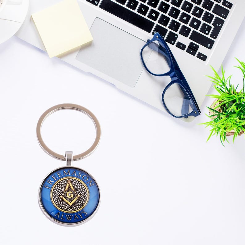Freemason Always, Masonic Keyring Masonic Symbolic, Perfect for ...