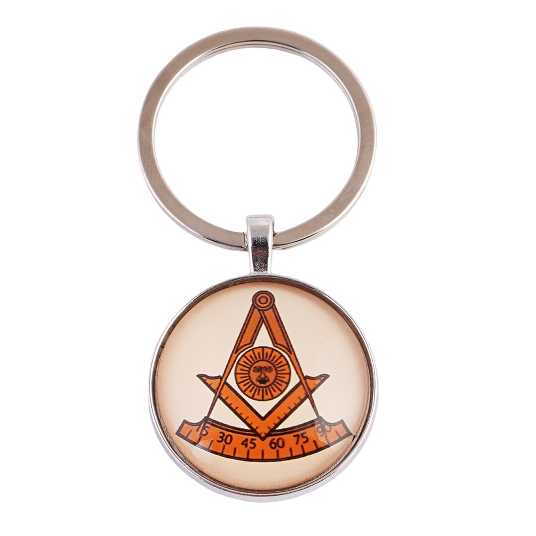Masonic Keyring Masonic Symbolic, Perfect for Freemasons & Collectors ...