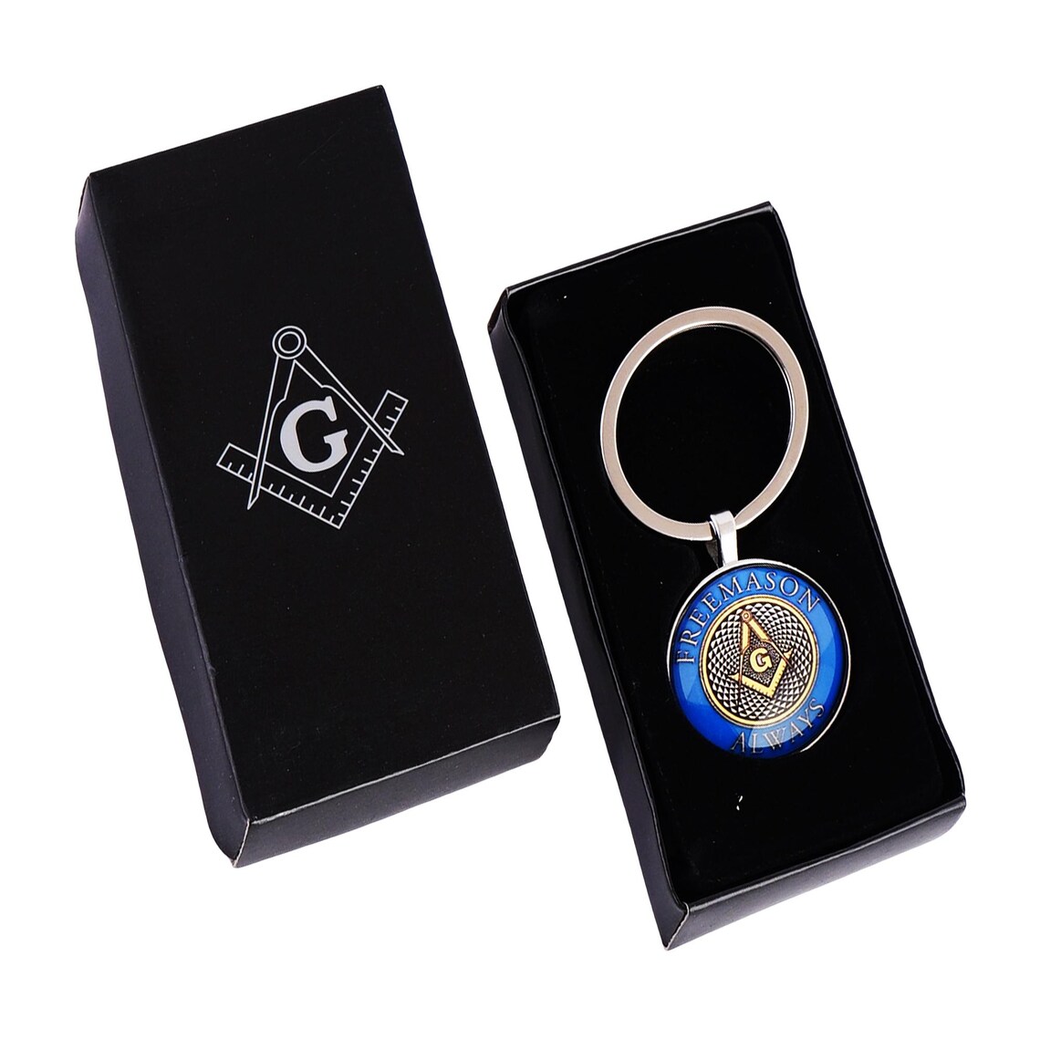 Freemason Always, Masonic Keyring Masonic Symbolic, Perfect for ...
