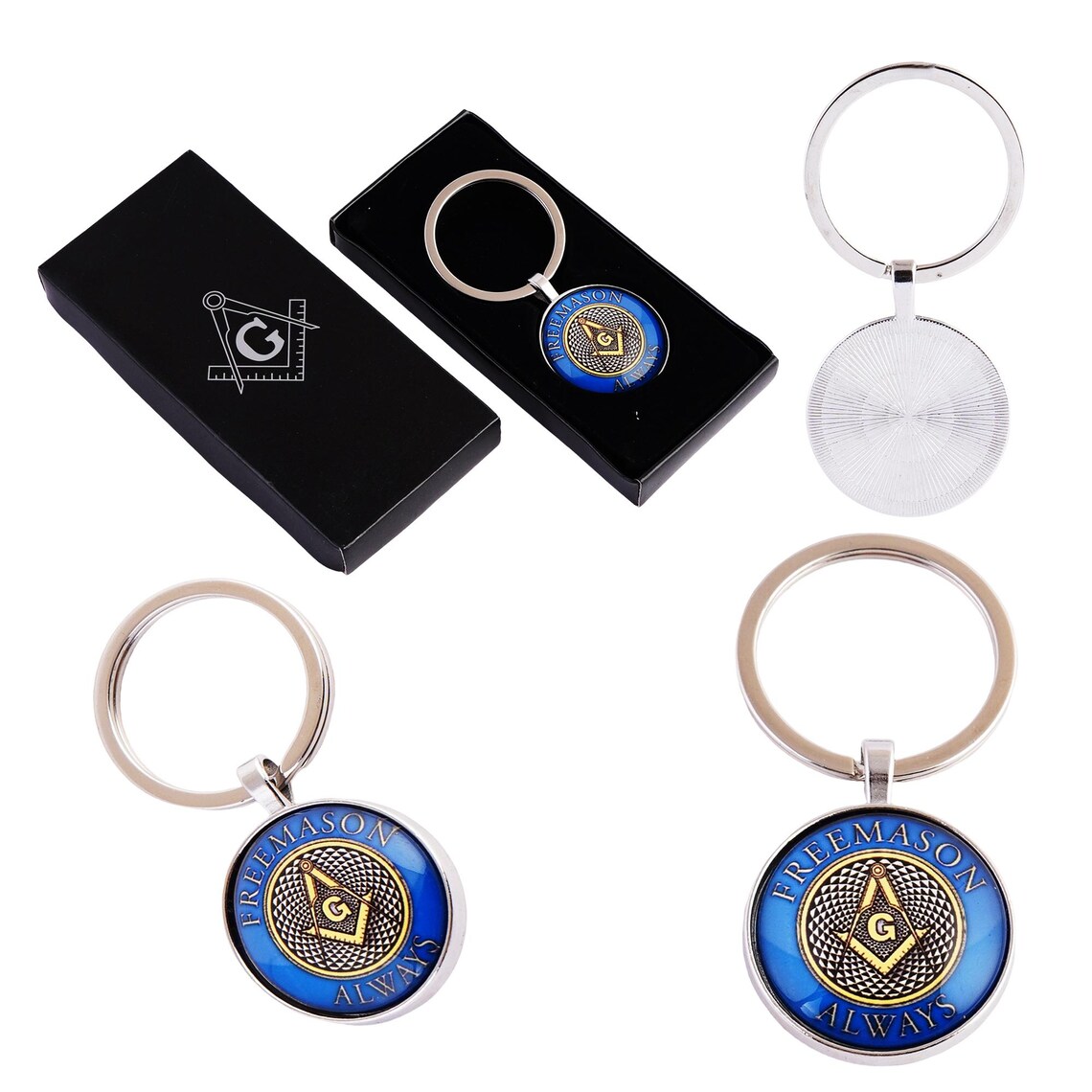 Freemason Always, Masonic Keyring Masonic Symbolic, Perfect for ...