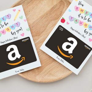 Printable Valentine's Day Teacher Gift Card Holder (canva Editable ...