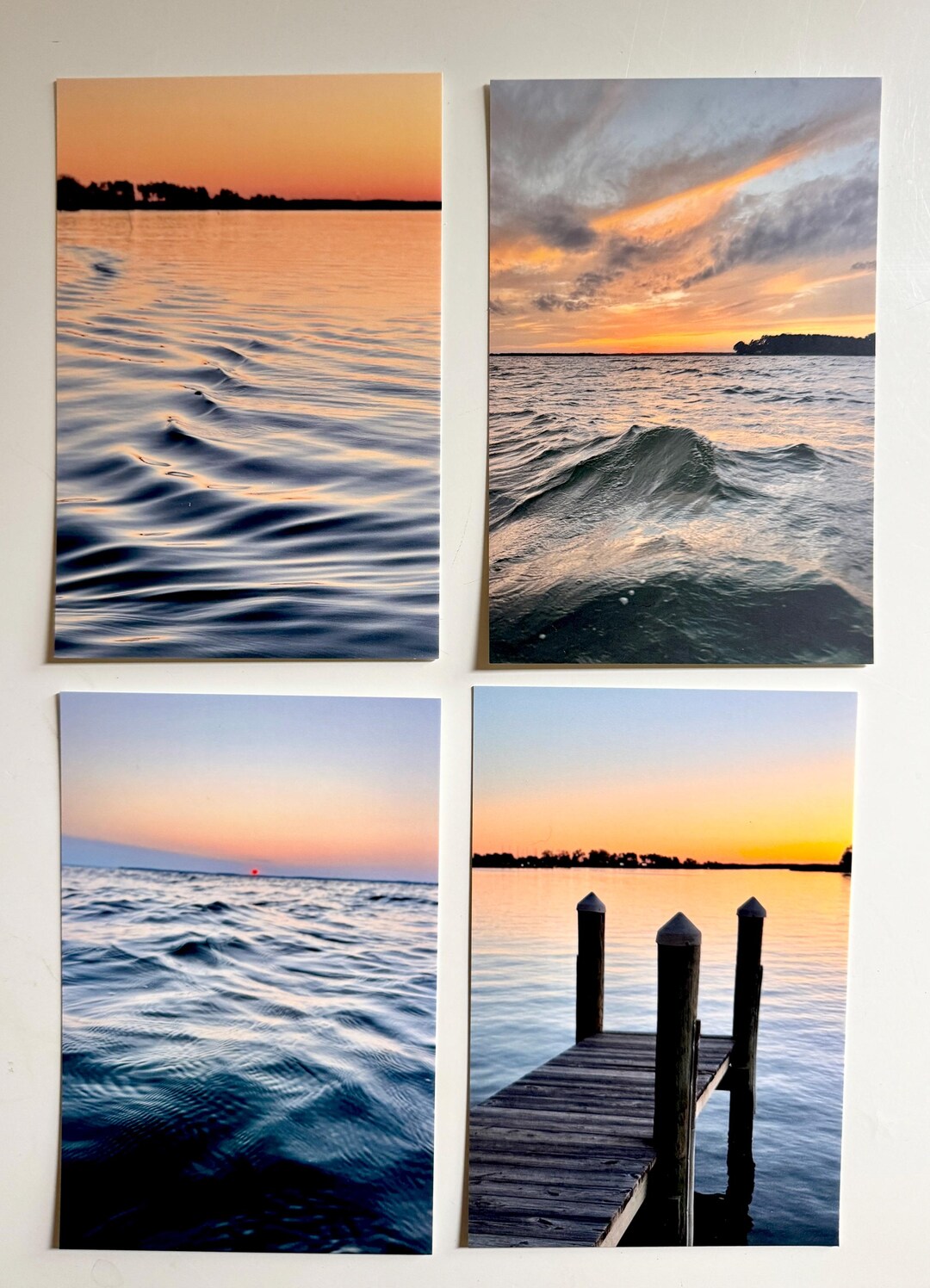 River Water Set of Four 4x6 Postcards - Etsy