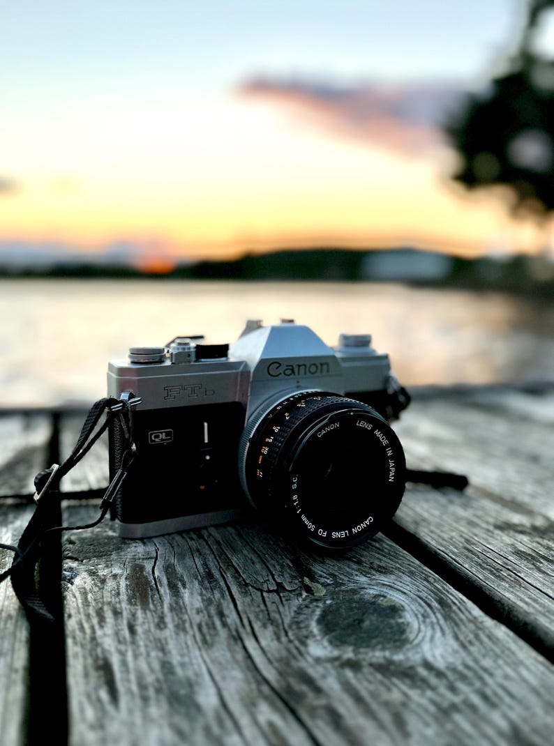 Dock Sunset Film Camera 8x10 Print - Etsy