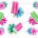 Tropical Summer Ice Pop 16oz Digital Download - Etsy