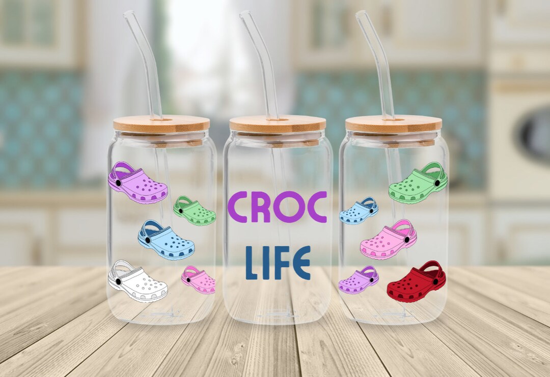 16oz Croc Life Digital PNG Download - Etsy