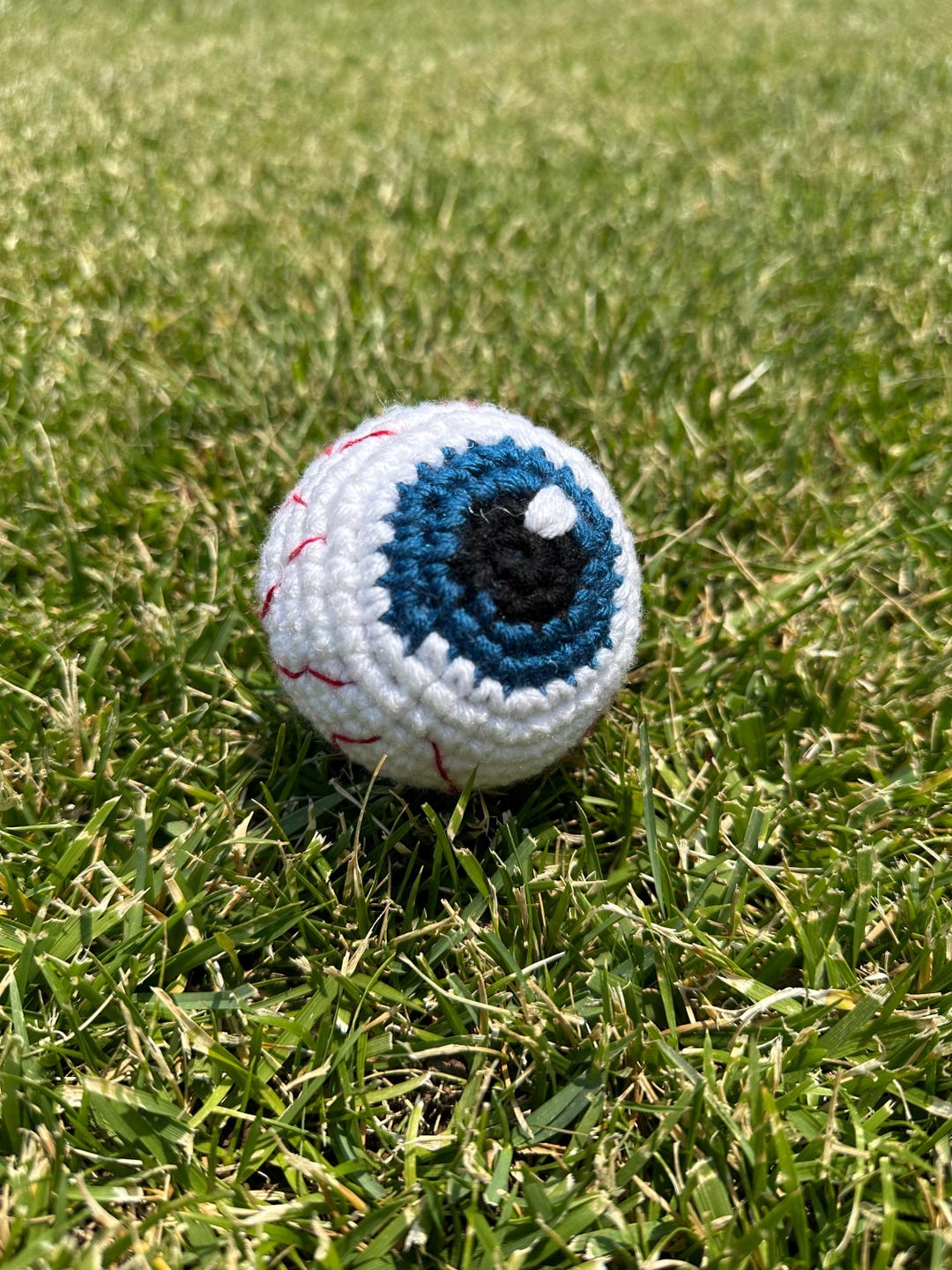 Eyeball Squishy Crochet Ball - Etsy