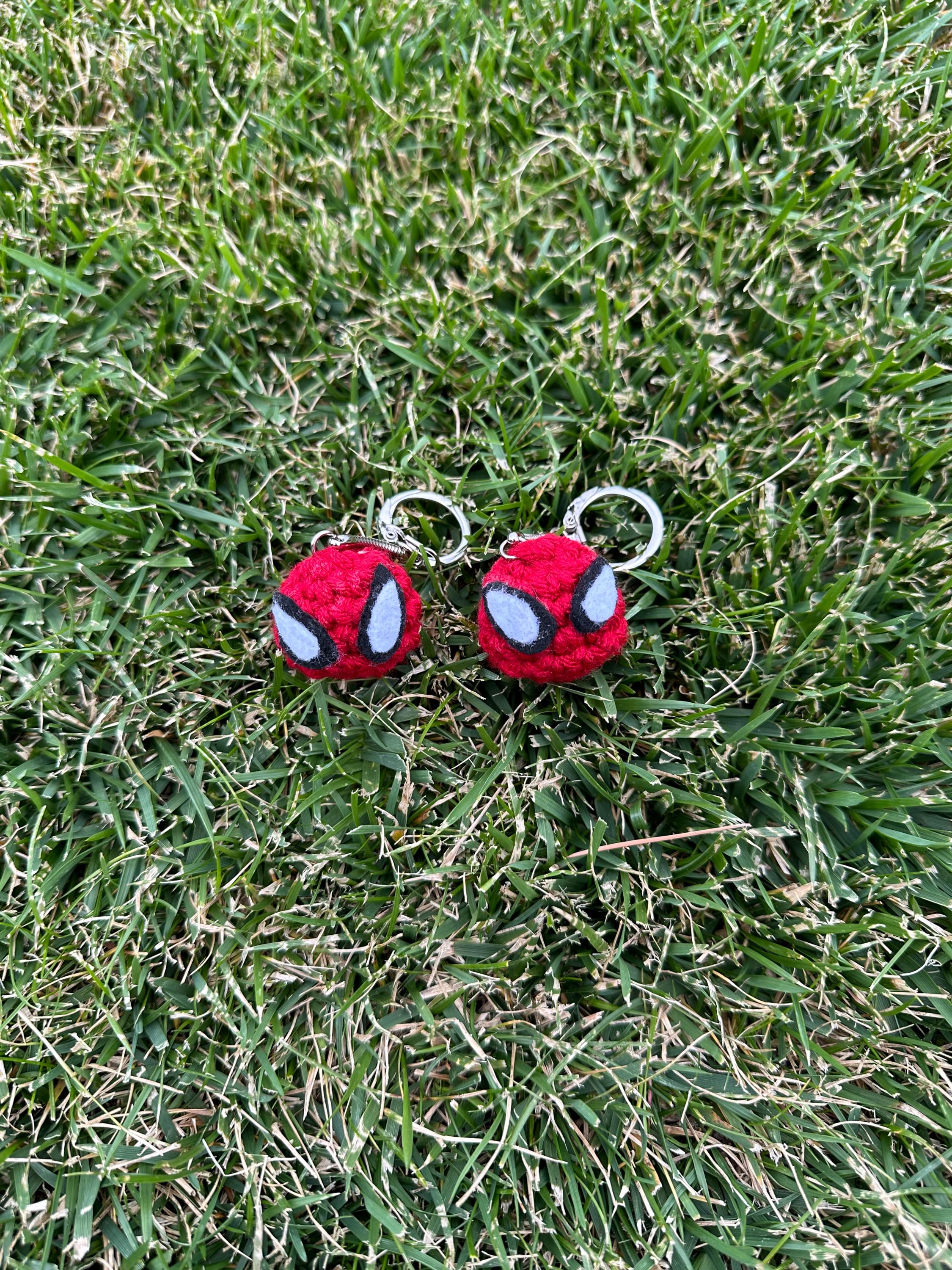 Spider-man Keychain Crochet - Etsy