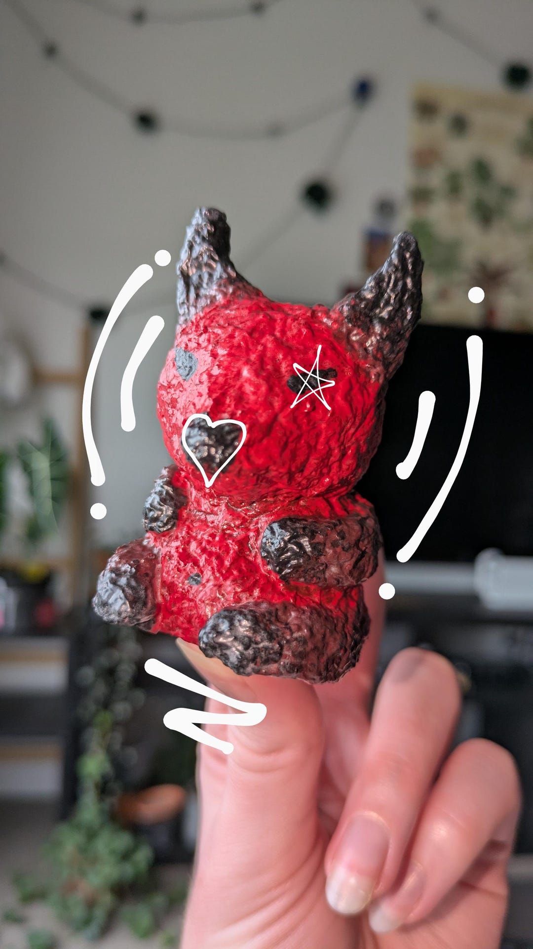Scrungle Boi - Paper Clay Figure - Etsy
