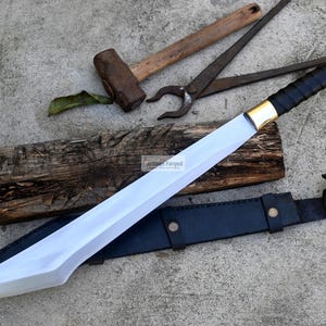 TANTO MACHETE / Large Jungle Machete/20 Inches Long Blade Heavy Duties ...