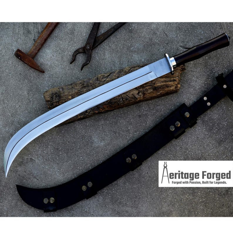 DACIAN FALX SWORD /23 Inches Long Blade Hand Forged Sword/ Tempered ...