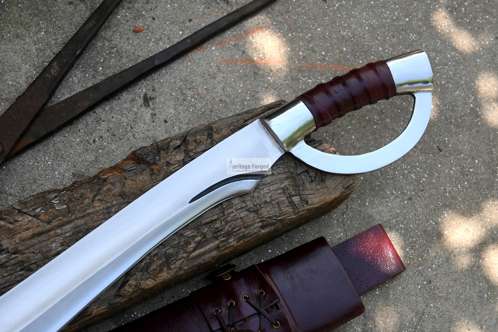 SCIMITAR SWORD/18 Inches Long Blade Hand Forged Sword/leaf Spring of ...