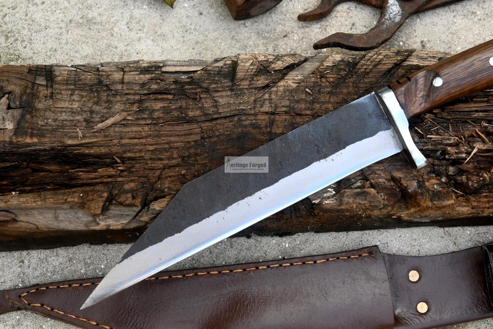 SEAX KNIFE / 8 Inches Long Blade Hunting Knife / Hand Forged Knife ...