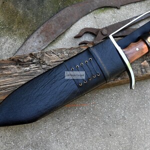 BOWIE KNIFE / 12 Inches Long Blade / Hand Forged Bowie Knife / Made ...