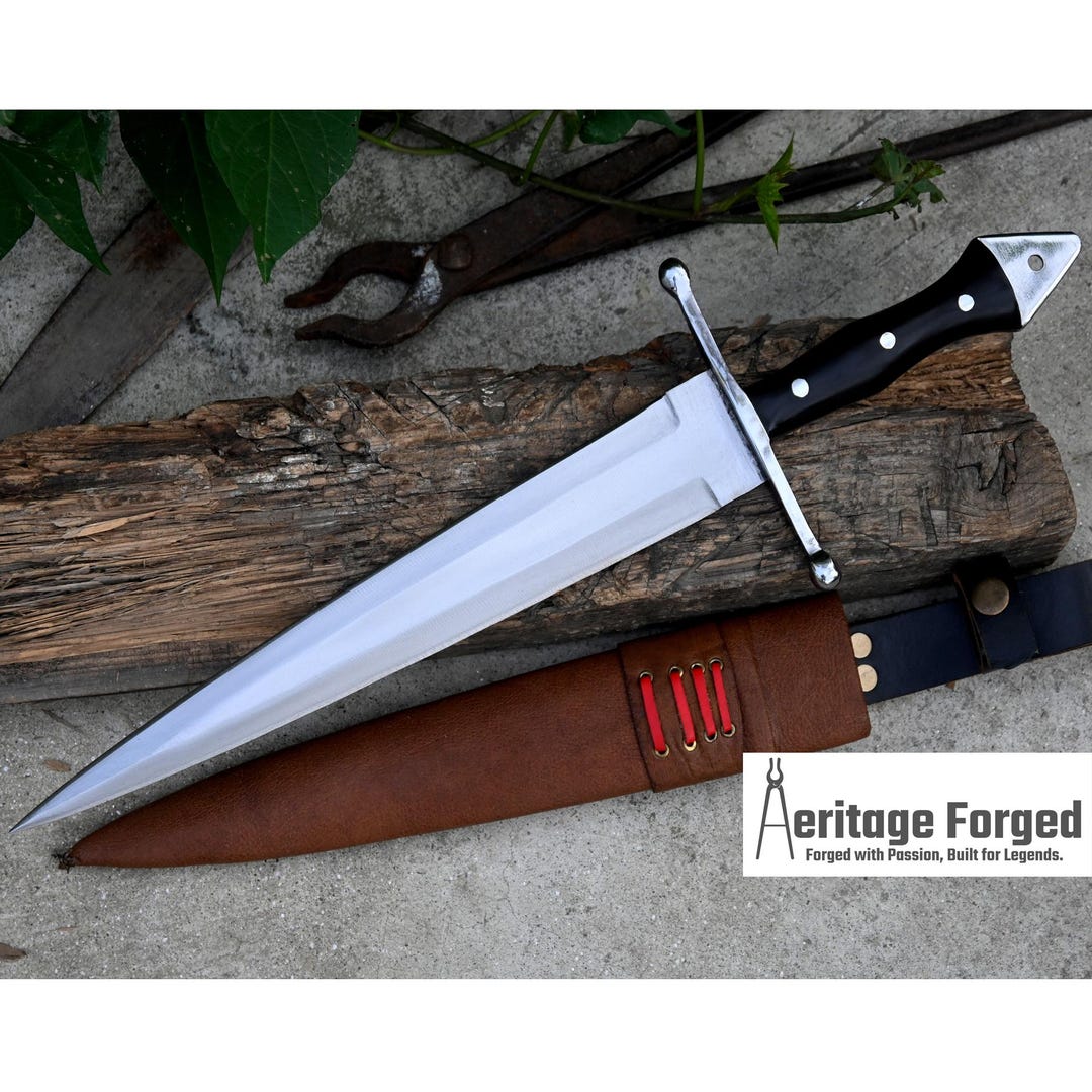 VIKING DAGGER/12 Inches Long Blade Hand Forged Dagger/leaf Spring of ...