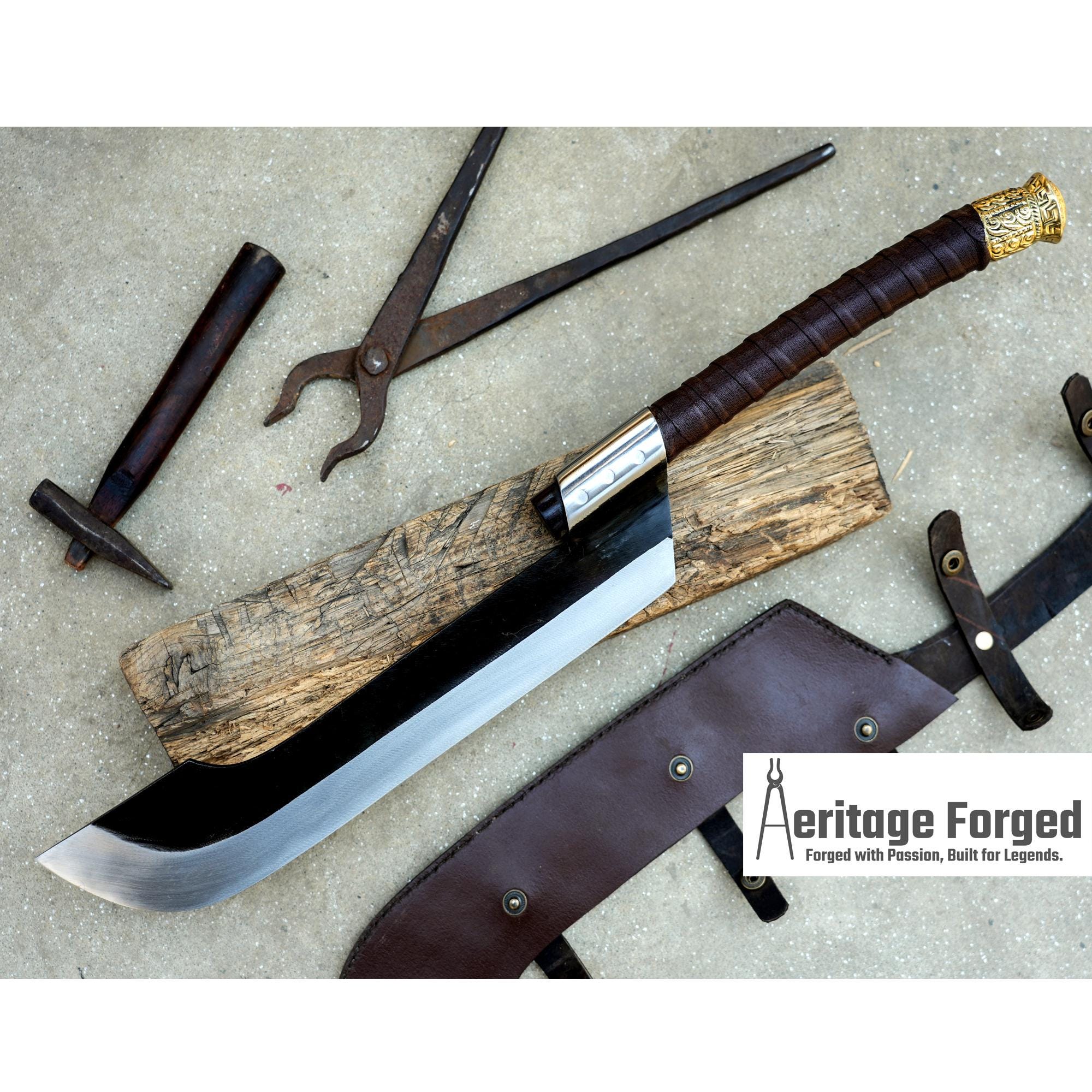 EXTRA LARGE CHOPPER / Large Jungle Cleaver /blade Heavy Duties Machete ...