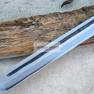 TANTO SWORD /15 Inches Long Blade Hand Forged Tanto Knife/leaf Spring ...