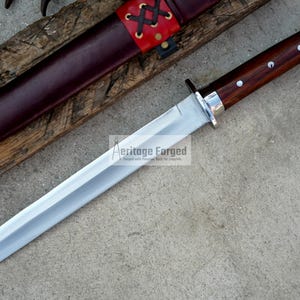 SHORT TANTO /12 Inches Long Blade Hand Forged Tanto Knife/leaf Spring ...