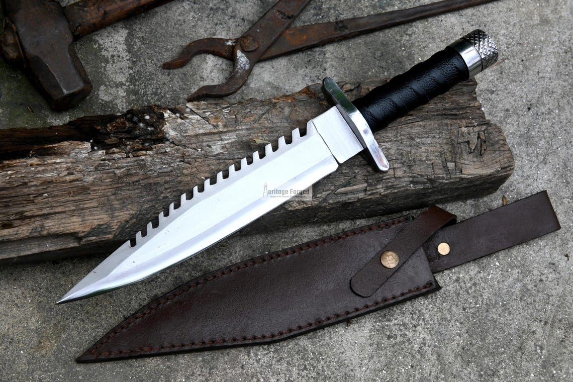 RAMBO PART ONE / Rambo First Blood Knife/ Hand Forged Knife/made From ...