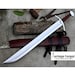 SINGLE EDGE SWORD/24 Inches Long Blade Hand Forged Sword/leaf Spring of ...