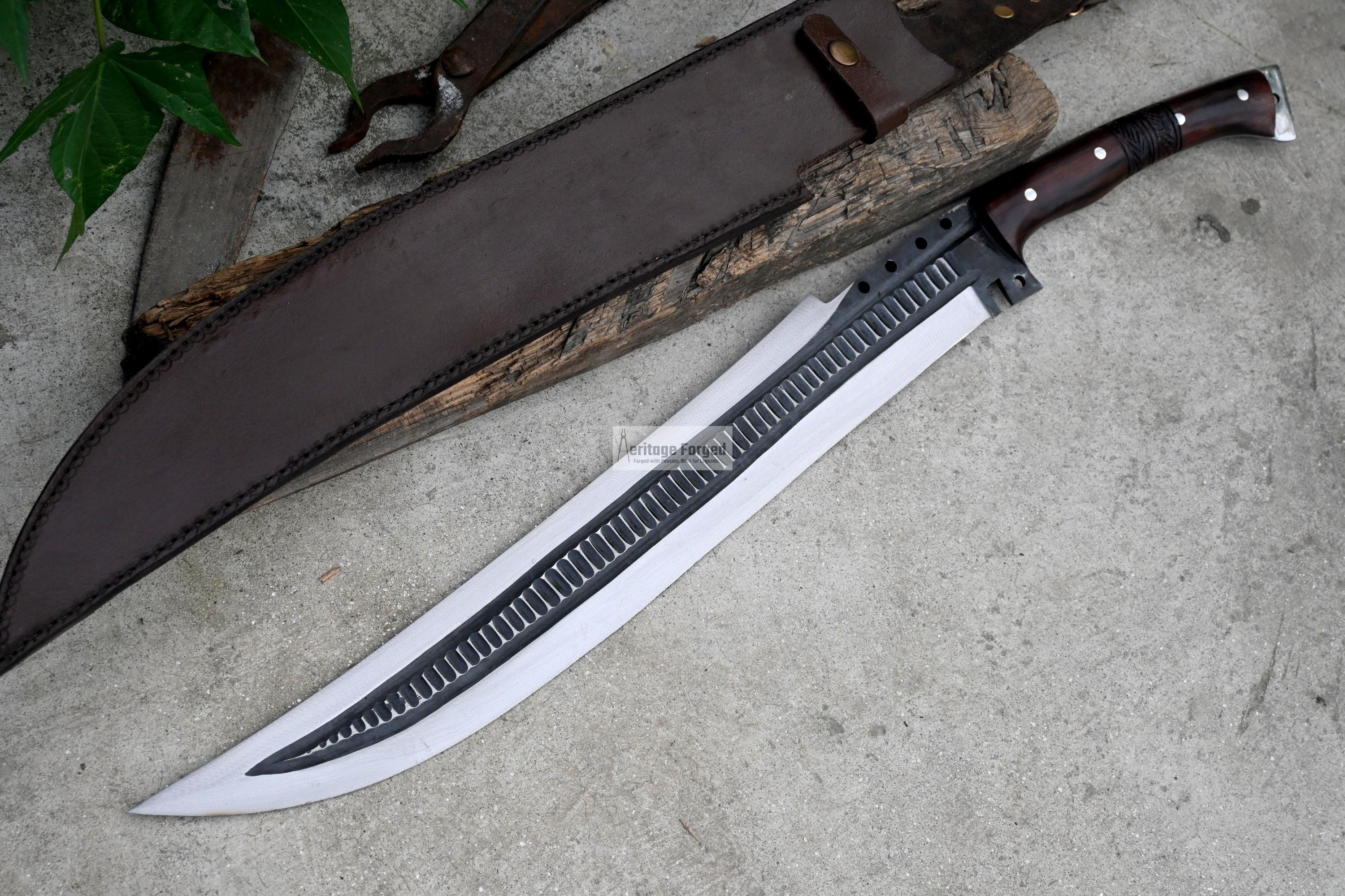 JUNGLE MACHETE / Large Jungle Clever/19 Inches Long Blade Heavy Duties ...
