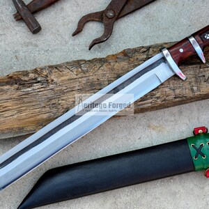 TANTO SWORD /15 Inches Long Blade Hand Forged Tanto Knife/leaf Spring ...