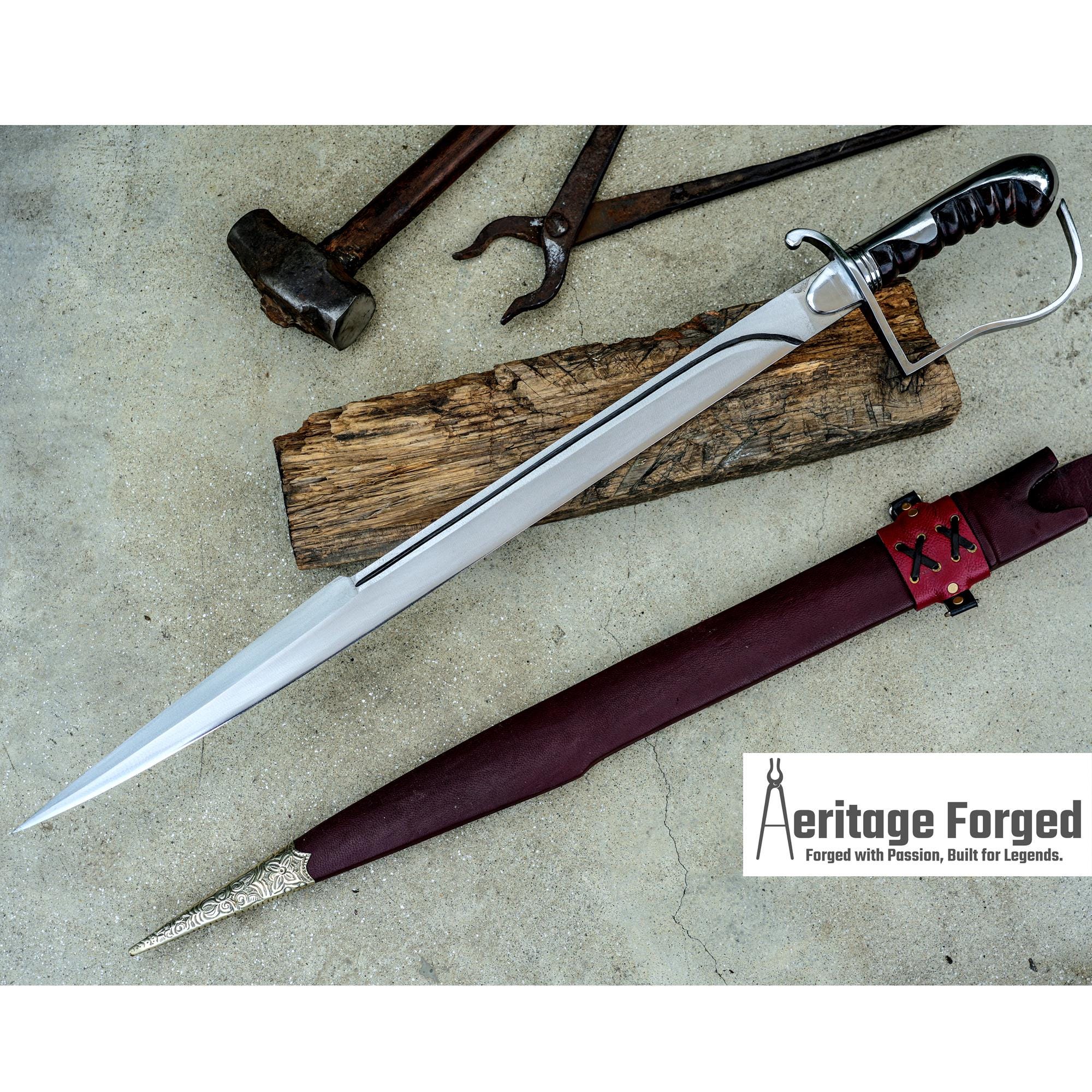 CUSTOM SABRE/24 Inches Long Blade Hand Forged Sword/leaf Spring of ...