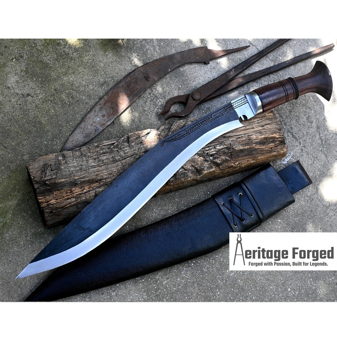 LARGE FARMER KHUKURI / Large Kukri Machete/ 18 Inches Long Blade Heavy ...